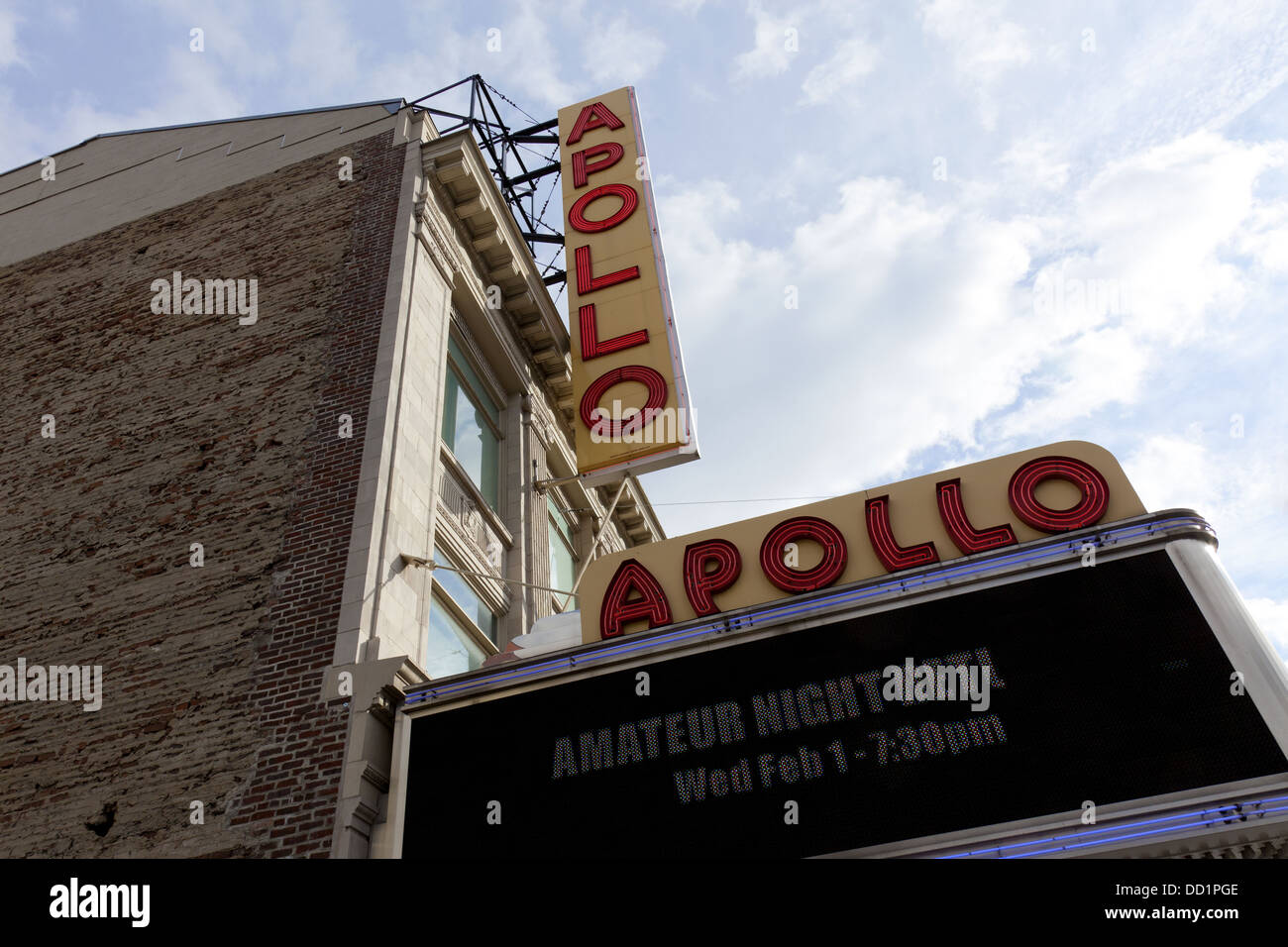 NEW YORK CITY - Sign outside of Apollo Theater on January 8, 2012 in ...