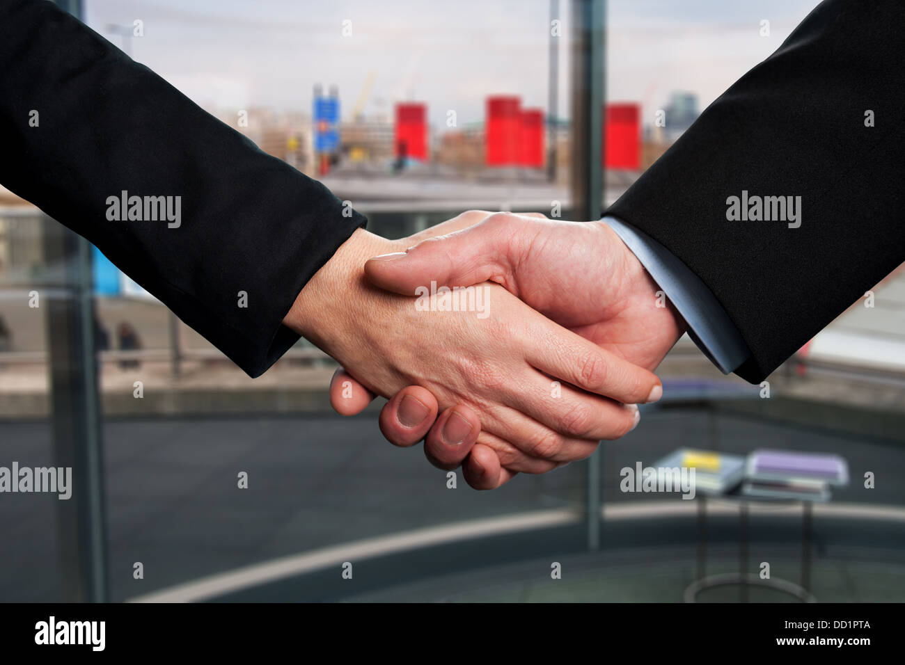 Image of handshaking of business partners Stock Photo - Alamy