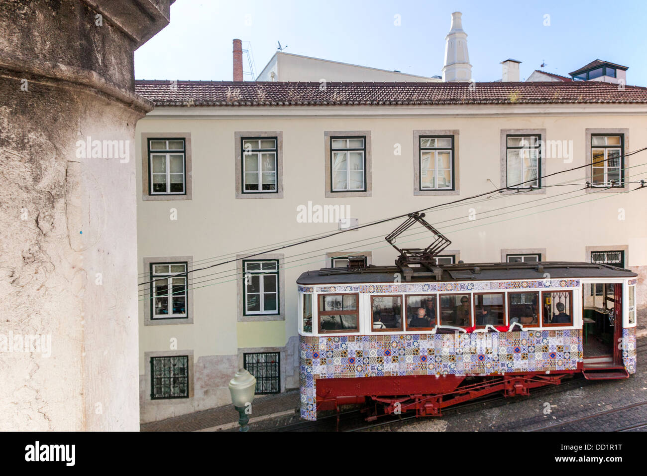 Gloria funicular track hi-res stock photography and images - Alamy