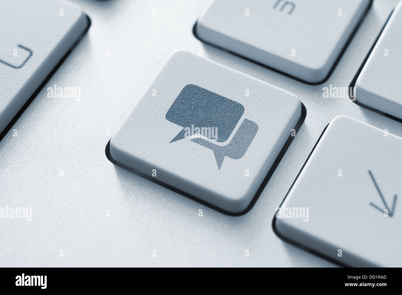 Speech Bubble Key Stock Photo - Alamy