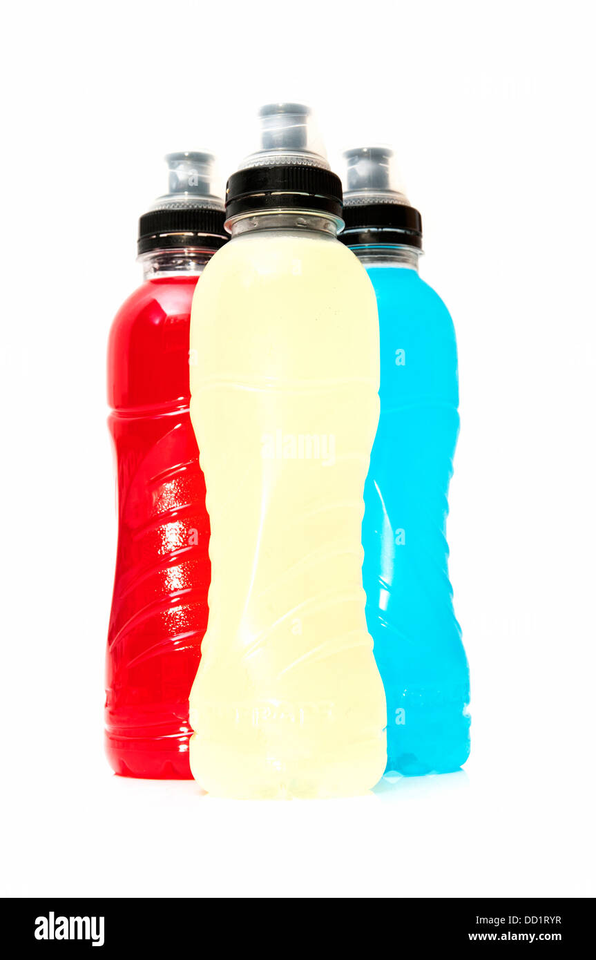 Bottles different drinks on Cut Out Stock Images & Pictures - Alamy