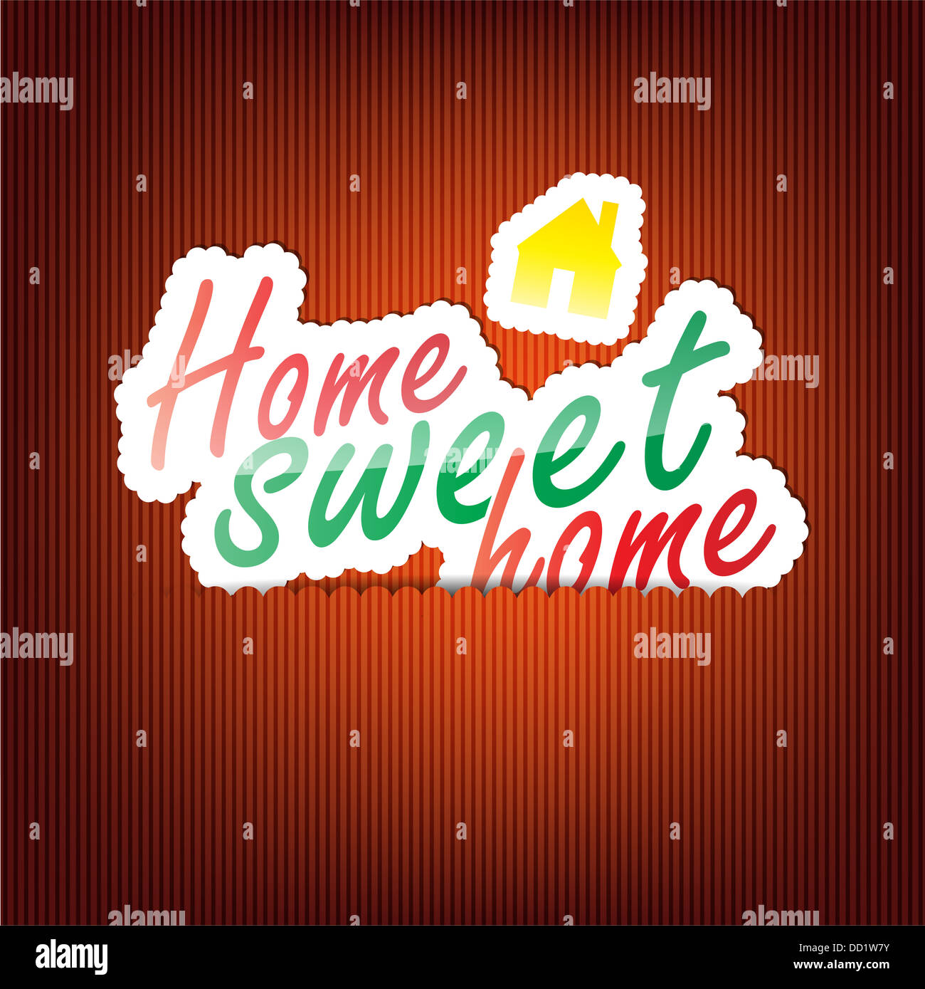 Home sweet home background with space for your text Stock Photo - Alamy