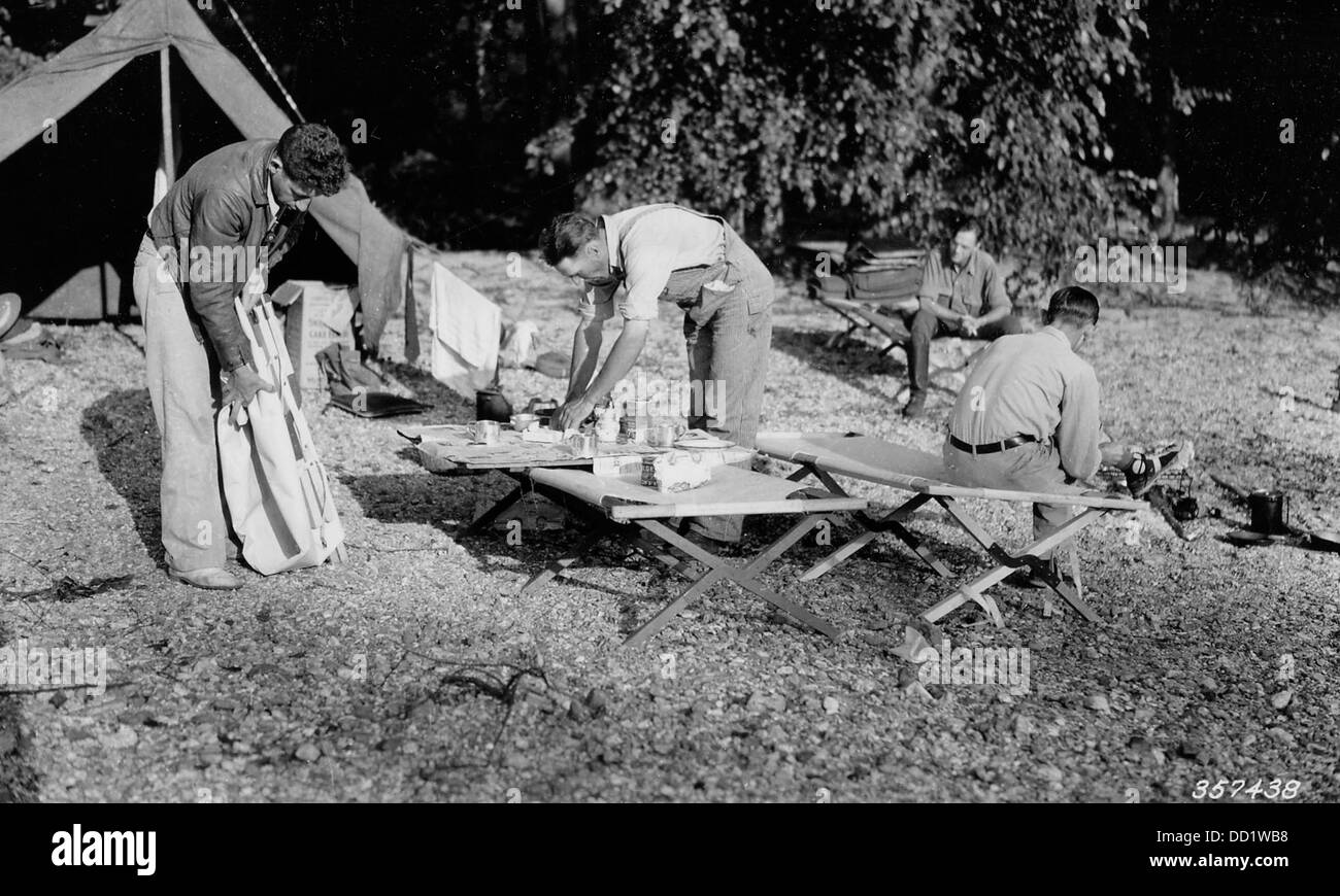 Camping float Black and White Stock Photos & Images - Alamy