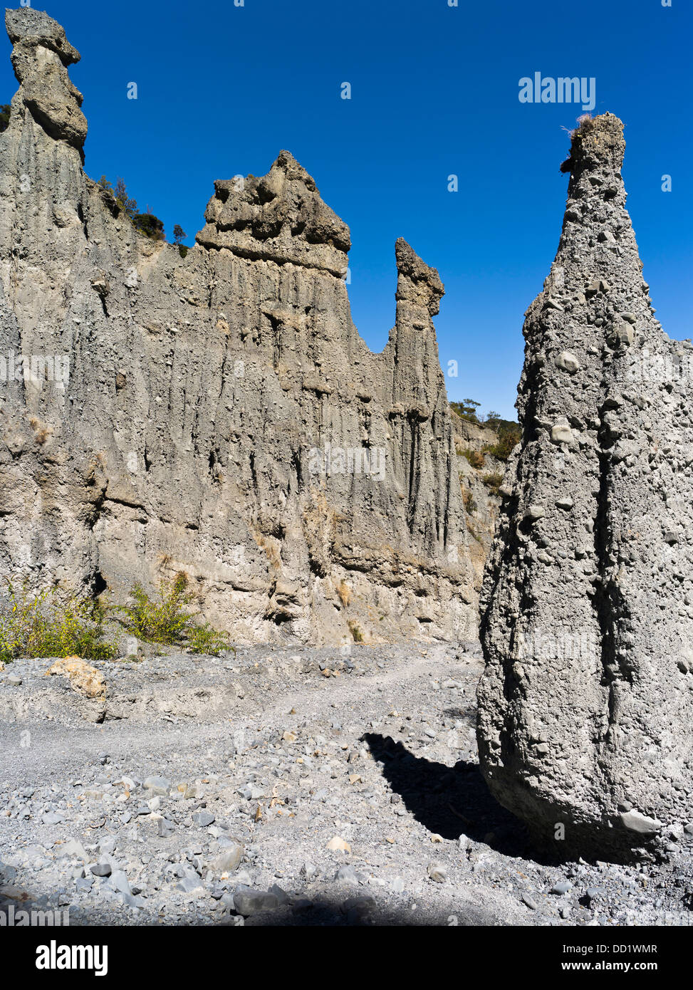 dh Putangirua Pinnacles WAIRARAPA NEW ZEALAND Geological rock formation ...