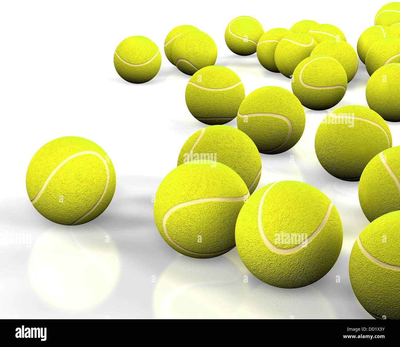 Tennis racket and ball cutout hi-res stock photography and images - Alamy