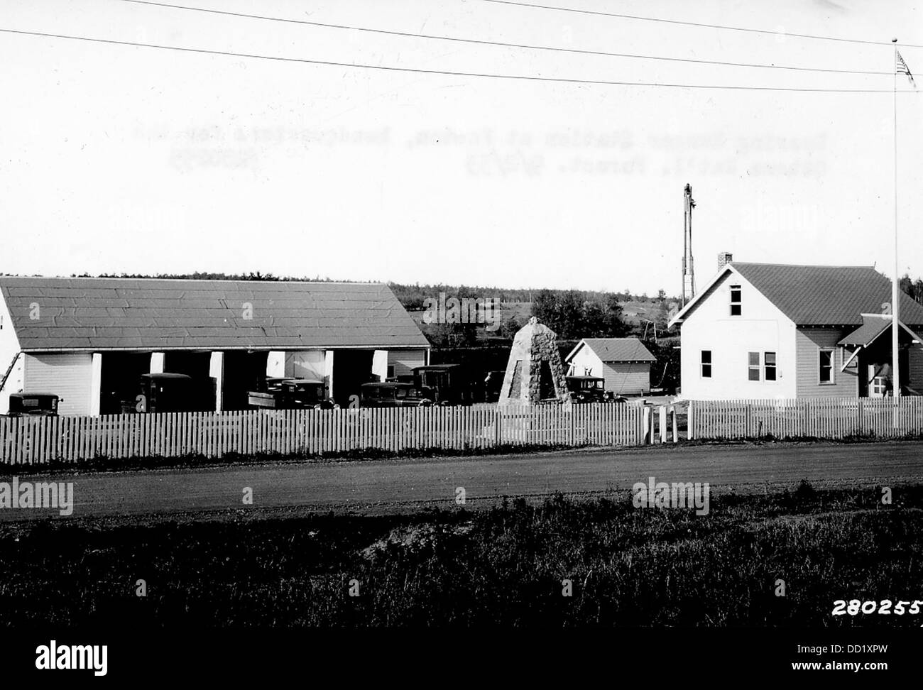 Old ranger station Black and White Stock Photos & Images - Alamy
