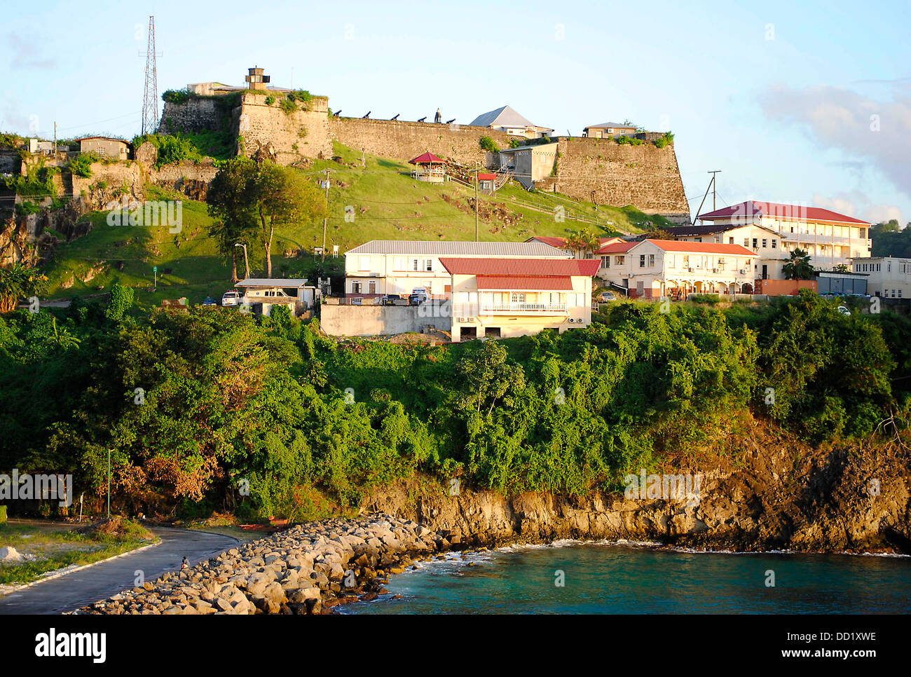 St George's Fort in Grenada Stock Photo - Alamy