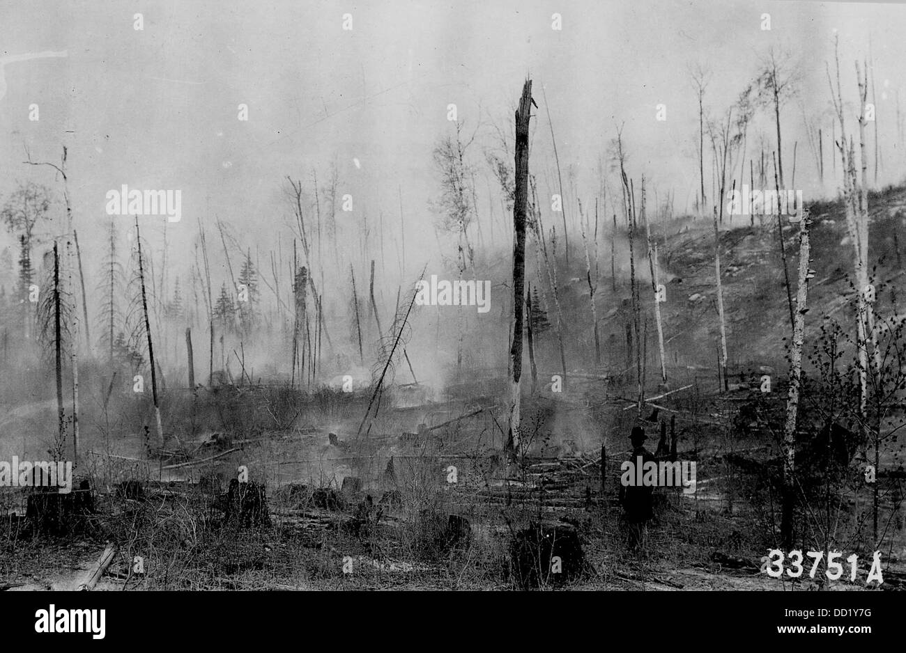 Fire by the river Black and White Stock Photos & Images - Alamy