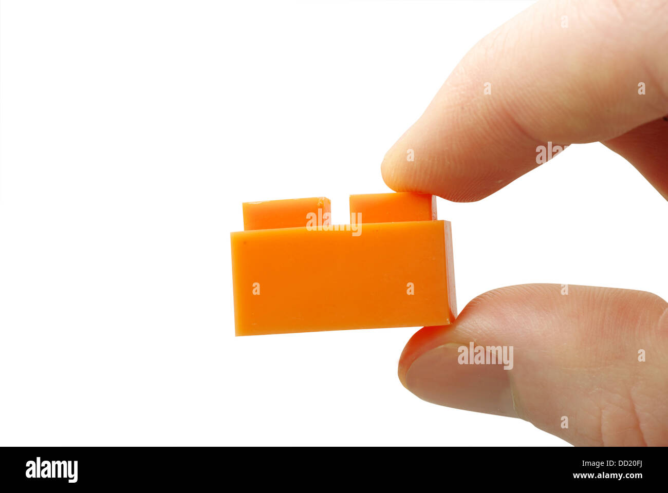 brick in hand Stock Photo - Alamy