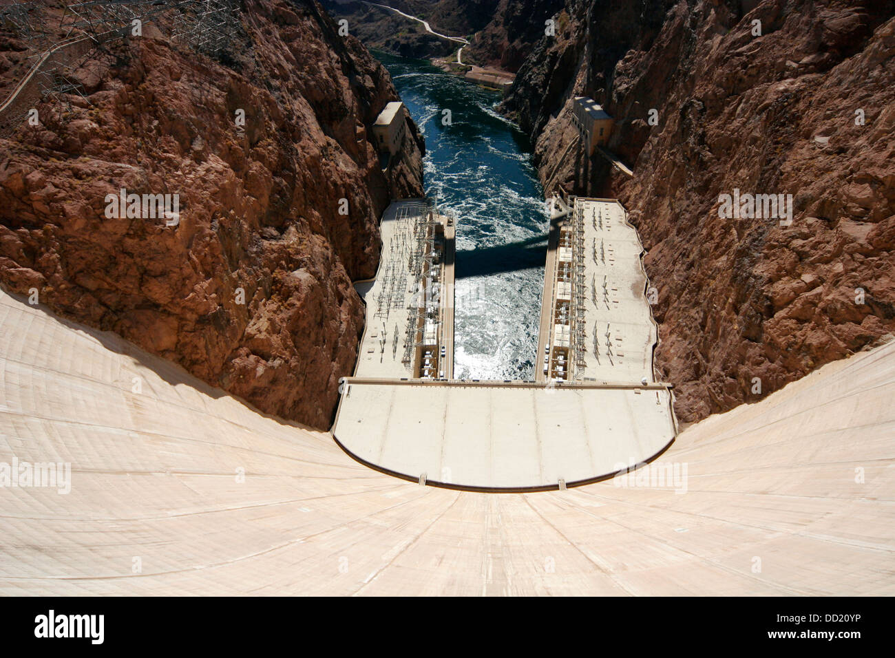Hoover Dam, the border between Arizona and Nevada, USA Stock Photo - Alamy