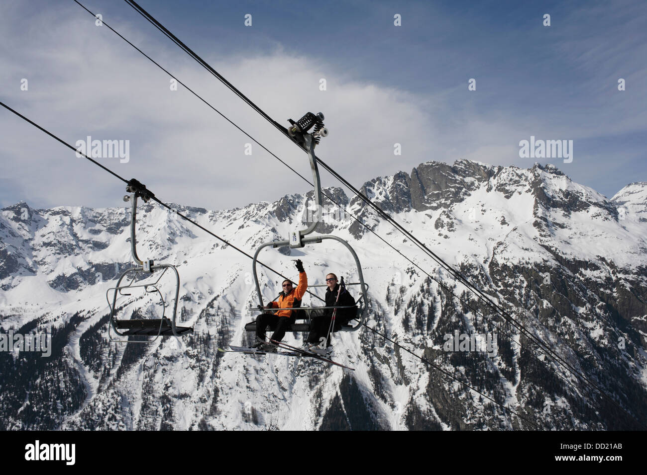 Views of the Alps around Chamonix Mont Blanc Stock Photo - Alamy