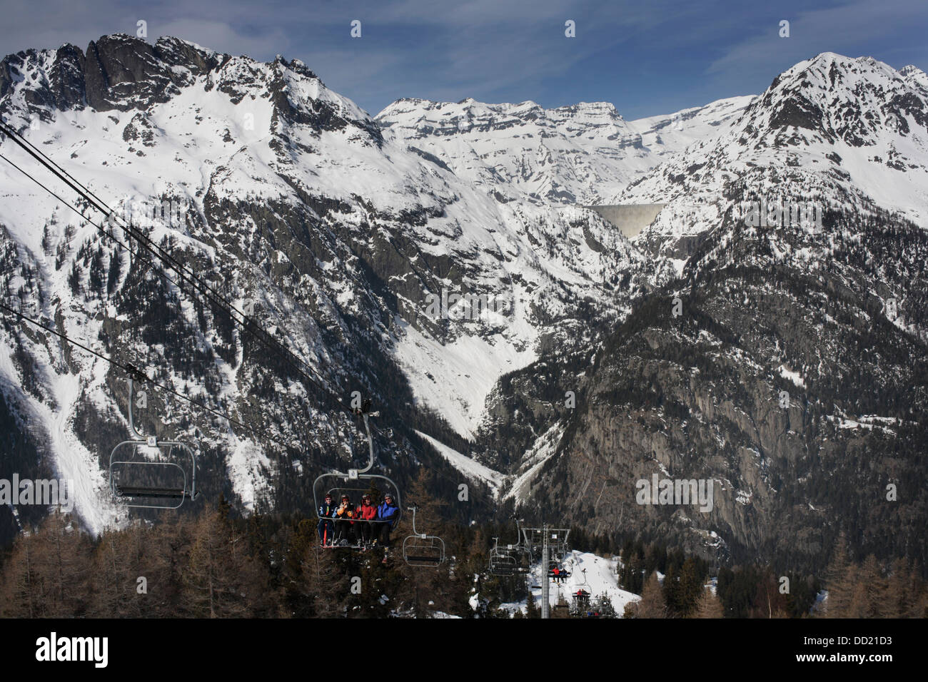 Views of the Alps around Chamonix Mont Blanc Stock Photo - Alamy