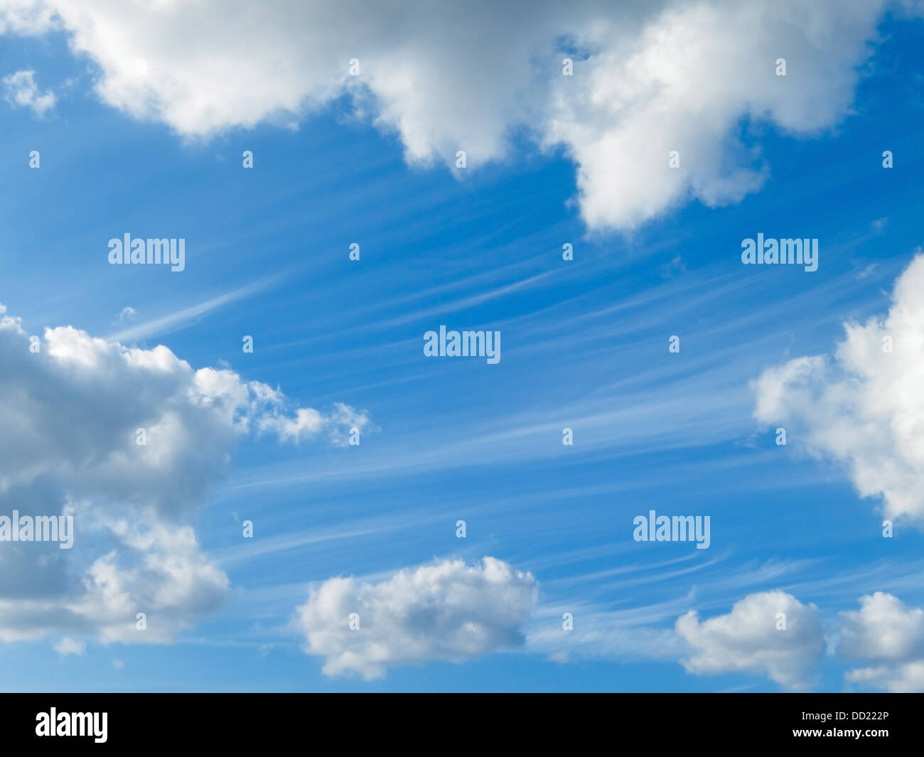 Rare cloud formation and blue sky Stock Photo - Alamy