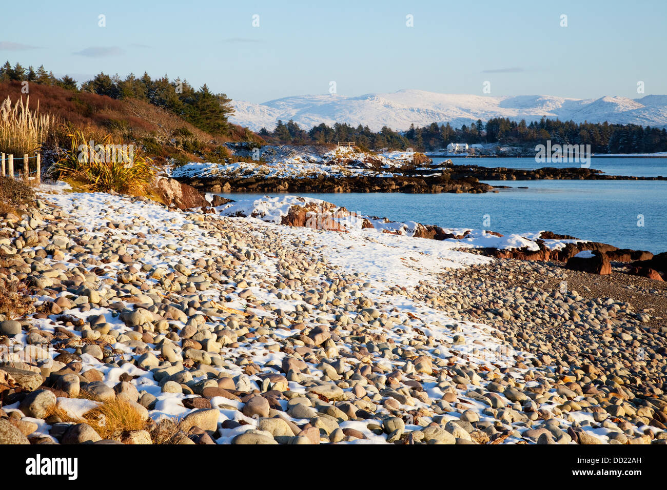 Winter On Kenmare Bay; Sneem County Kerry Ireland Stock Photo - Alamy