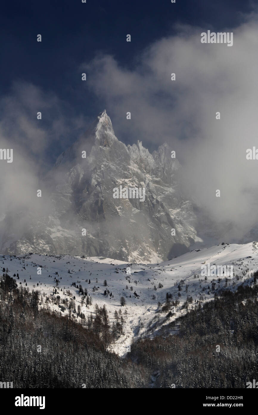 The French Alps around Chamonix and Mont Blanc Stock Photo - Alamy