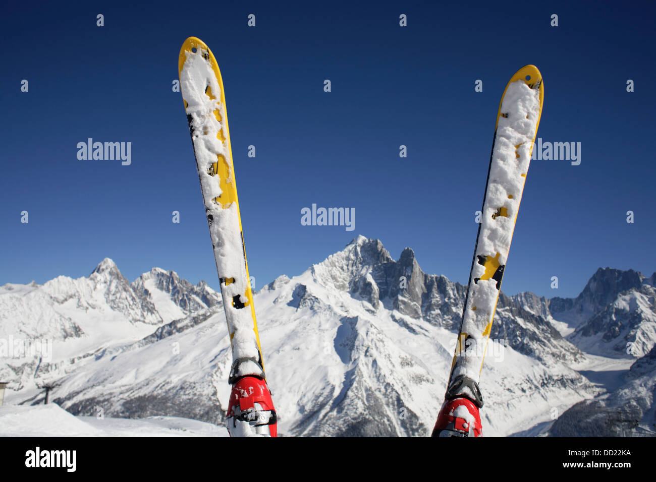 The French Alps around Chamonix and Mont Blanc Stock Photo - Alamy