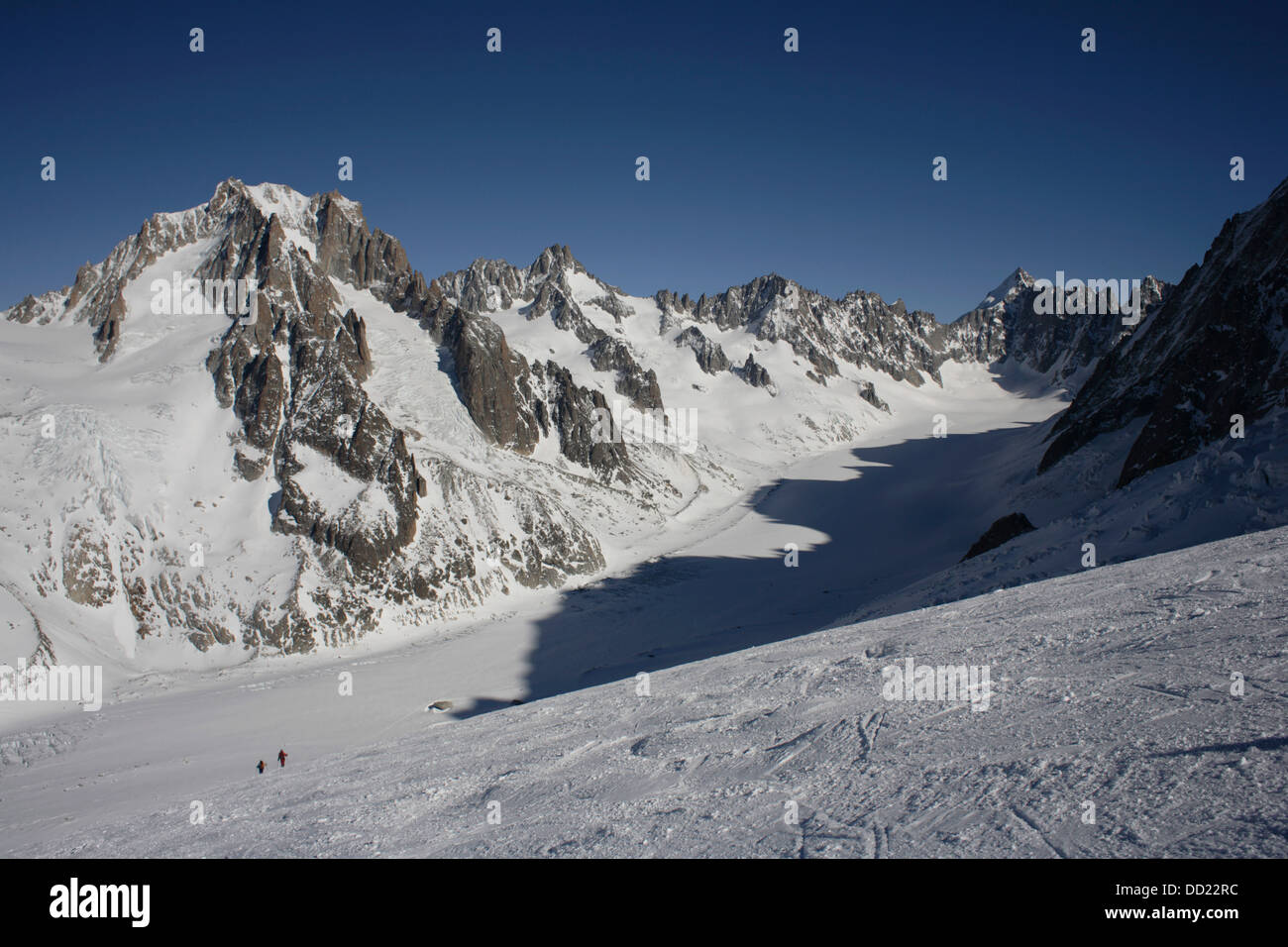 The French Alps around Chamonix and Mont Blanc Stock Photo - Alamy
