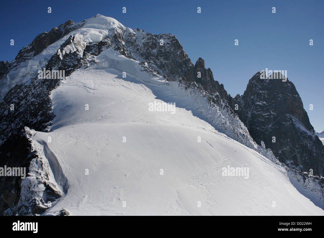 The French Alps around Chamonix and Mont Blanc Stock Photo - Alamy