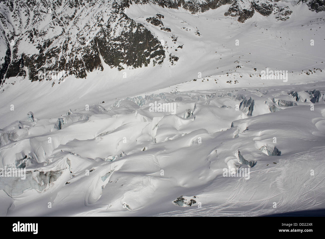 The French Alps around Chamonix and Mont Blanc Stock Photo - Alamy
