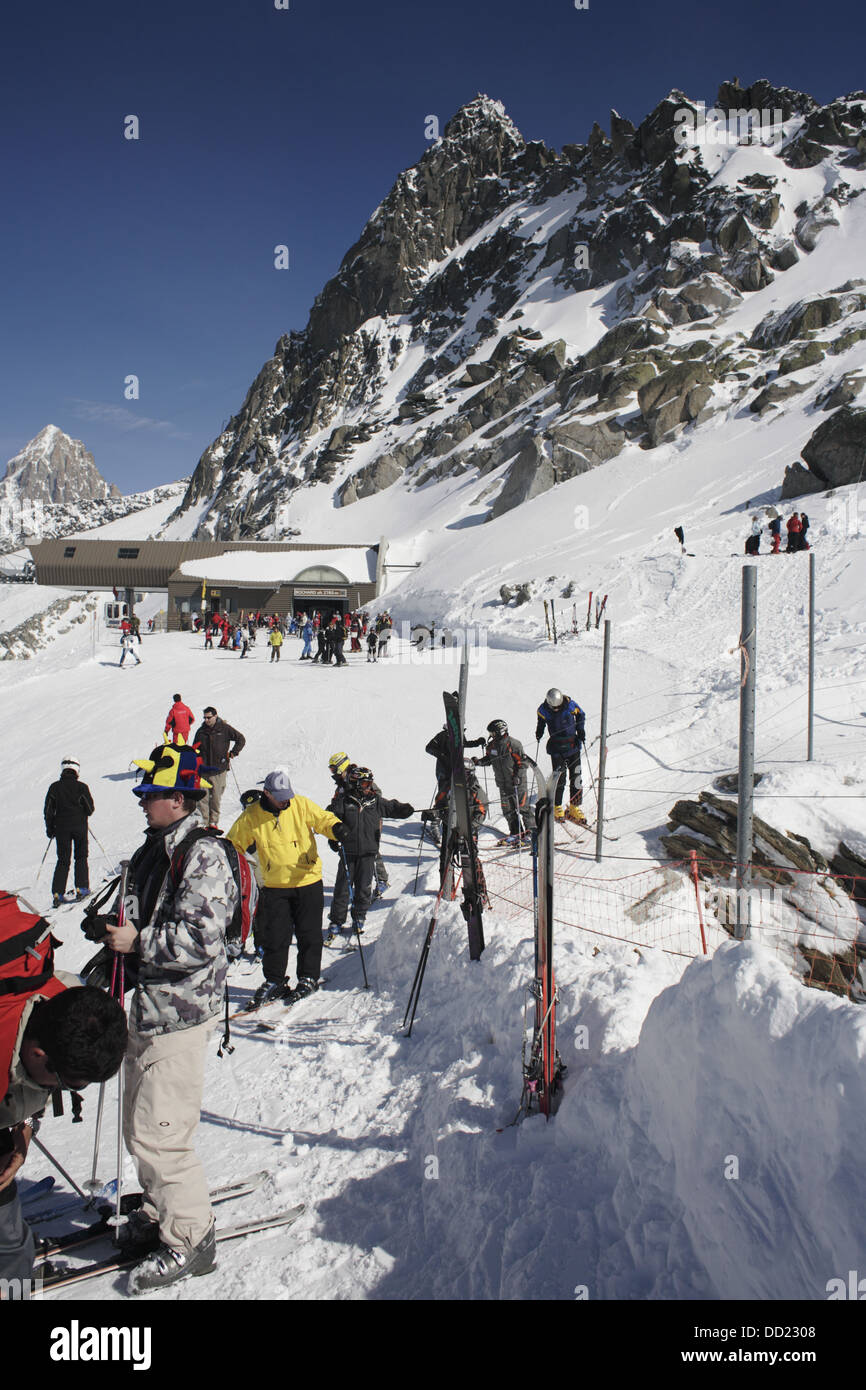 The French Alps around Chamonix and Mont Blanc Stock Photo - Alamy