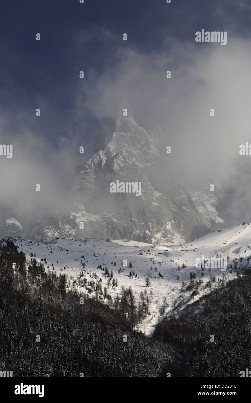 The French Alps around Chamonix and Mont Blanc Stock Photo - Alamy