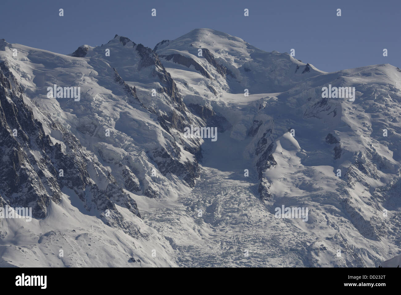The French Alps around Chamonix and Mont Blanc Stock Photo - Alamy