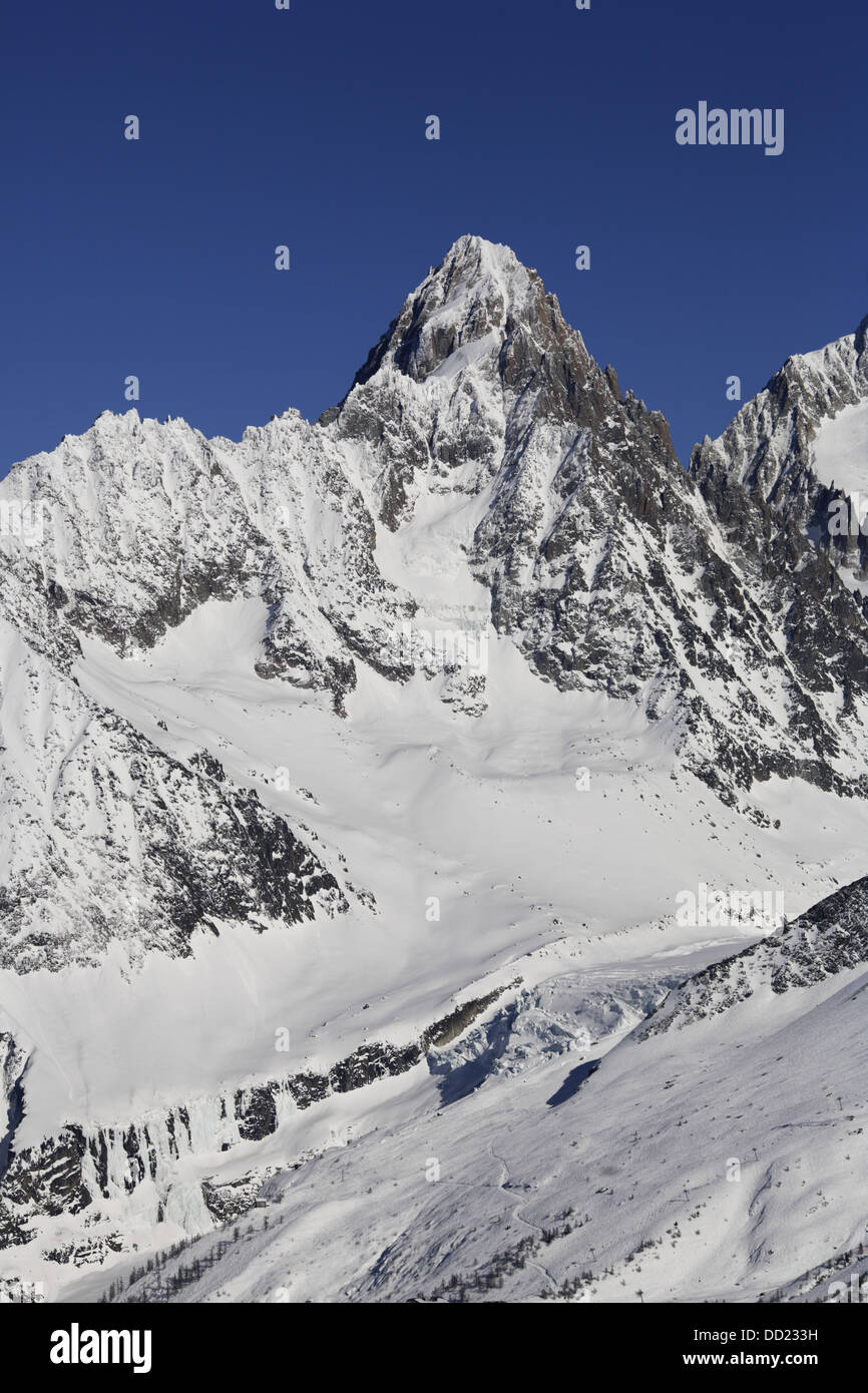 The French Alps around Chamonix and Mont Blanc Stock Photo - Alamy