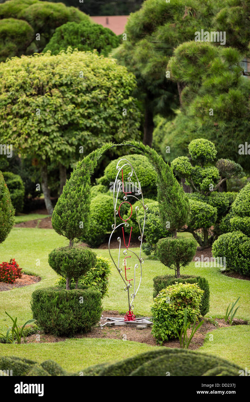 Pearl fryar topiary hi-res stock photography and images - Alamy