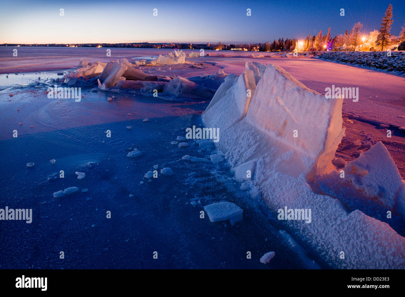 Pigeon lake ice alberta hi-res stock photography and images - Alamy