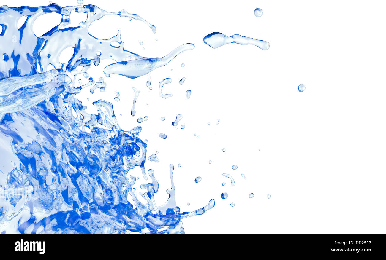 water splash background Stock Photo - Alamy