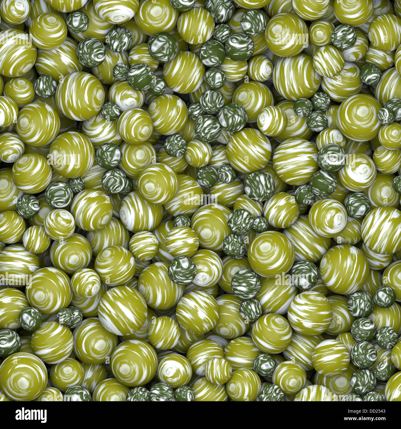 wallpaper of abstract textured green pearls Stock Photo - Alamy