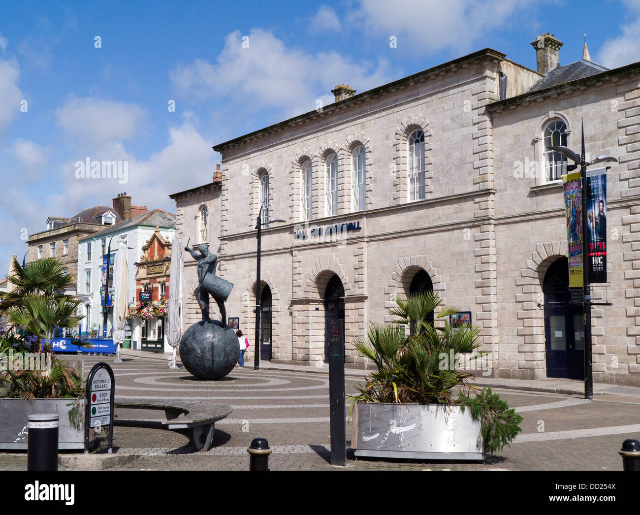 "Hall For Cornwall" at Lemon Quay Truro Cornwall UK Stock Photo - Alamy