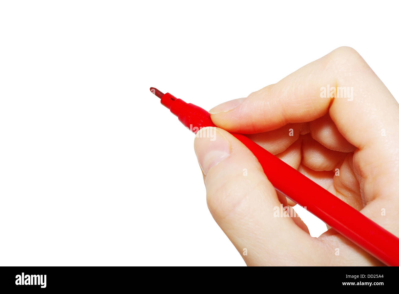marker in hand Stock Photo - Alamy