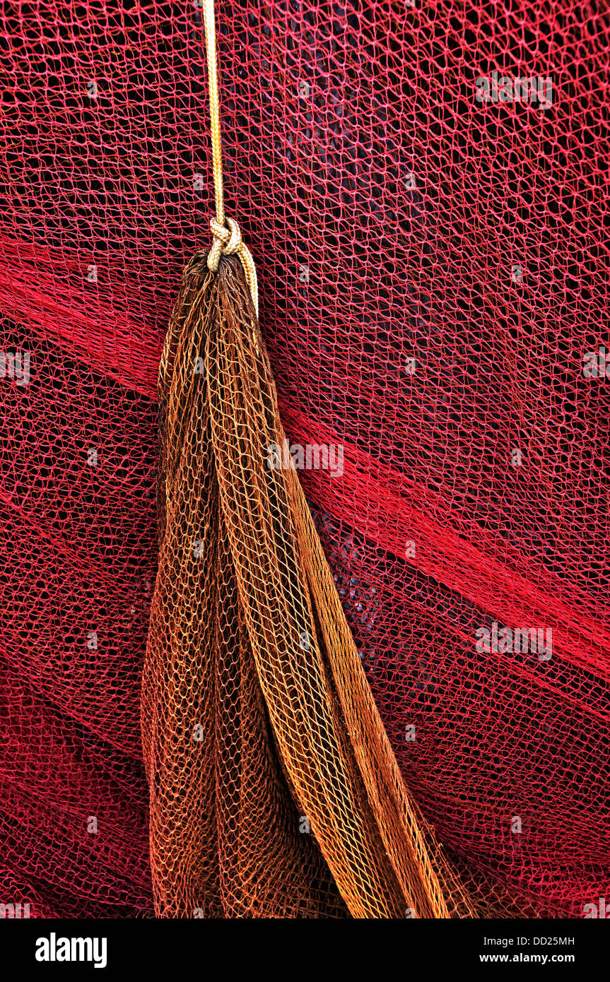 fishing net with a rope Stock Photo - Alamy