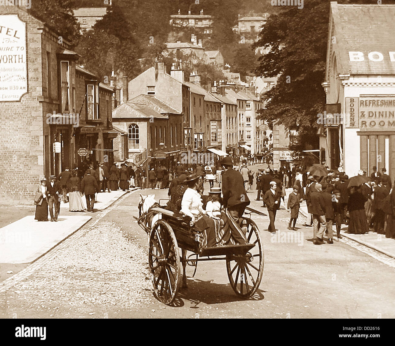 Matlock Bath Victorian period Stock Photo - Alamy