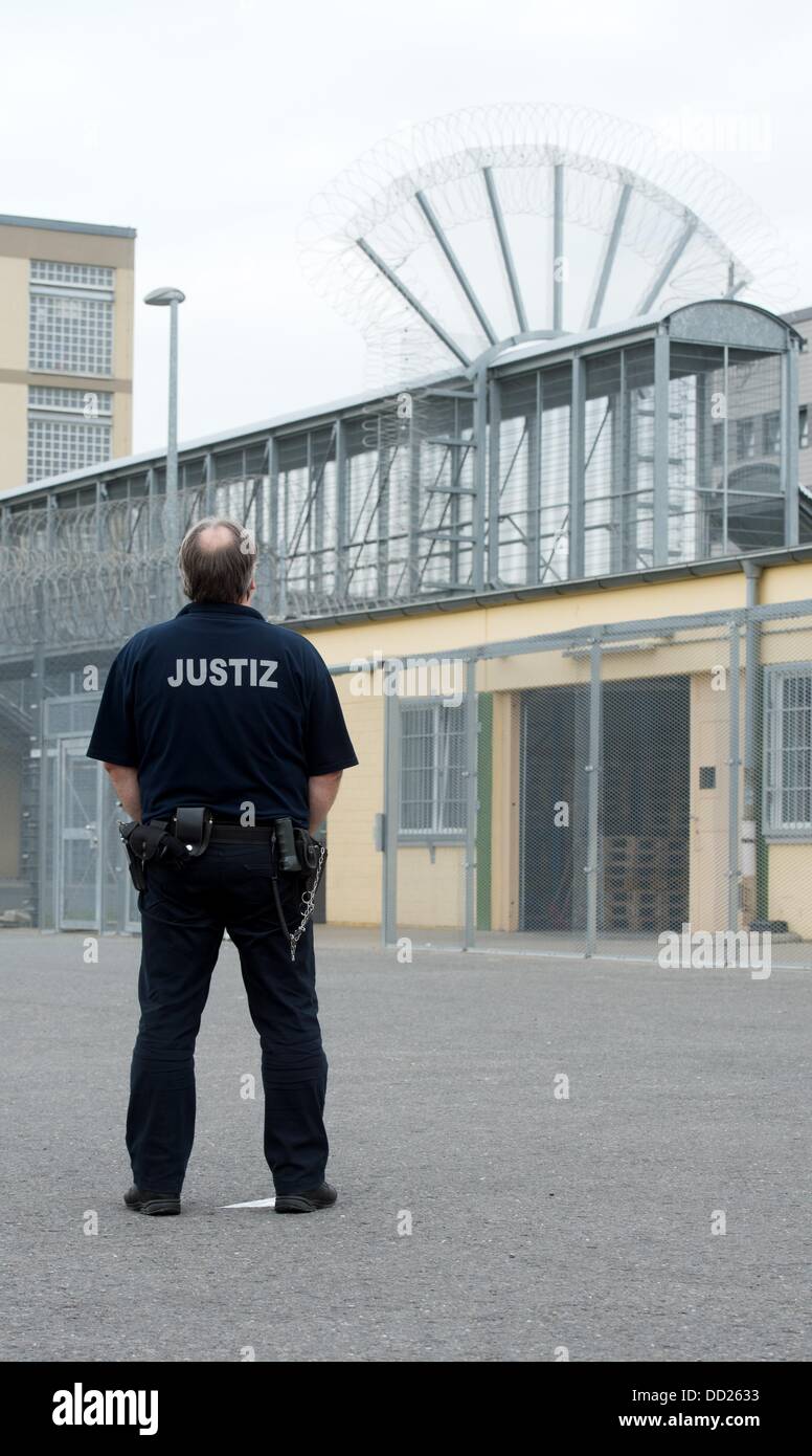 A judicial officer stands in the prison in Hanover, Germany, 23 August ...