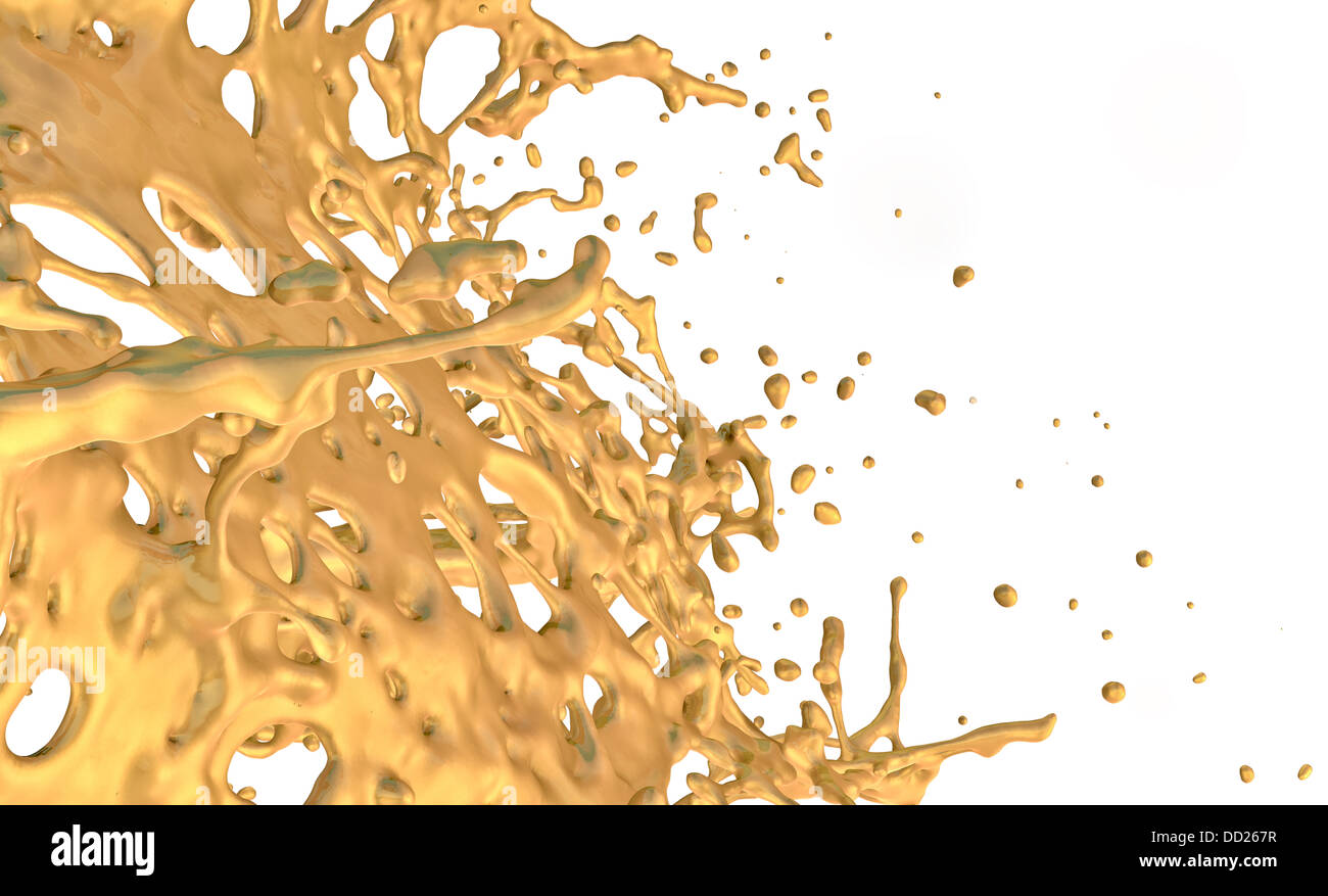 background of splashing gold Stock Photo - Alamy
