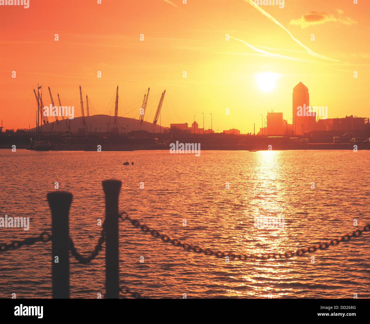O2 arena at night Stock Photo - Alamy