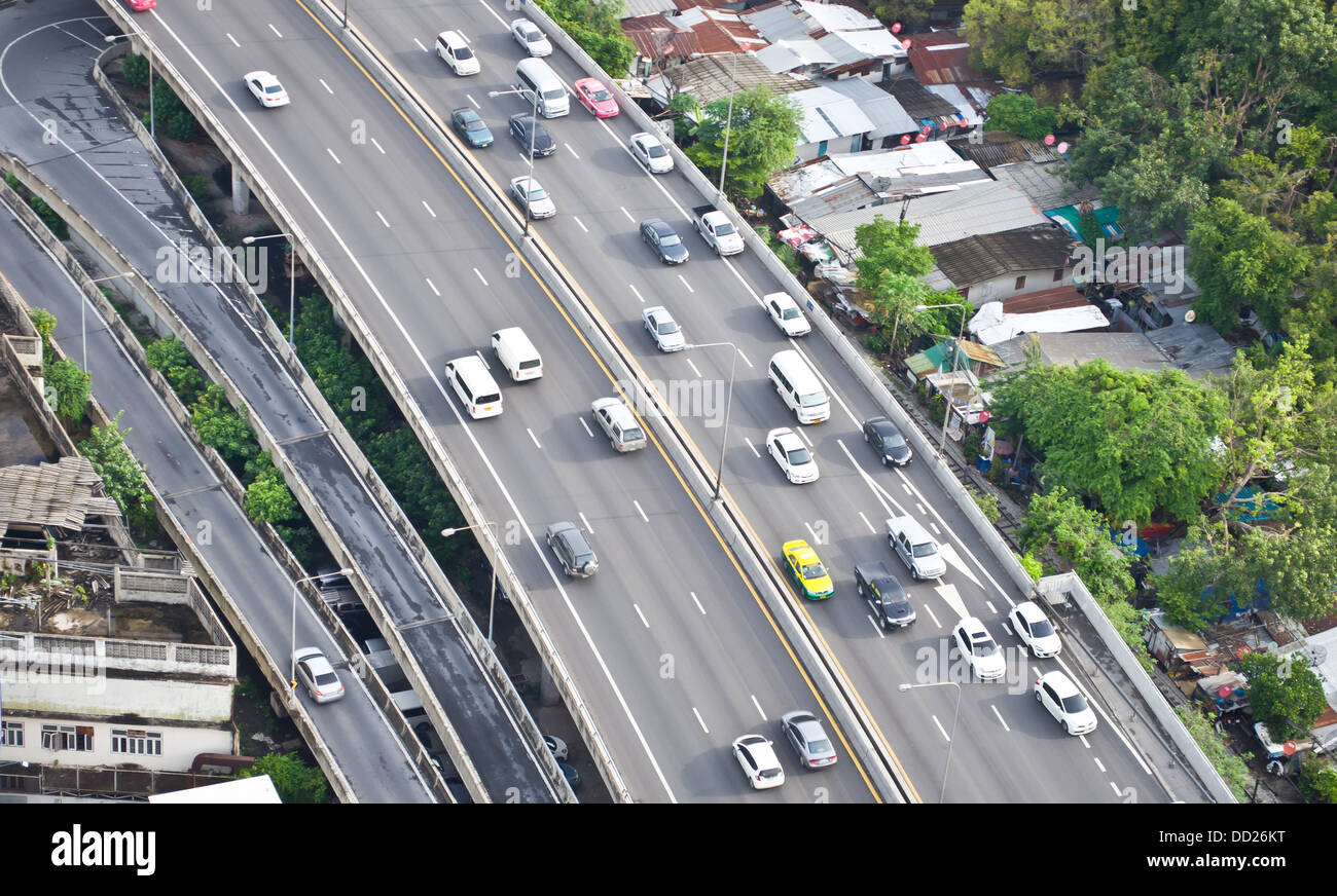 traffic on express way Stock Photo - Alamy