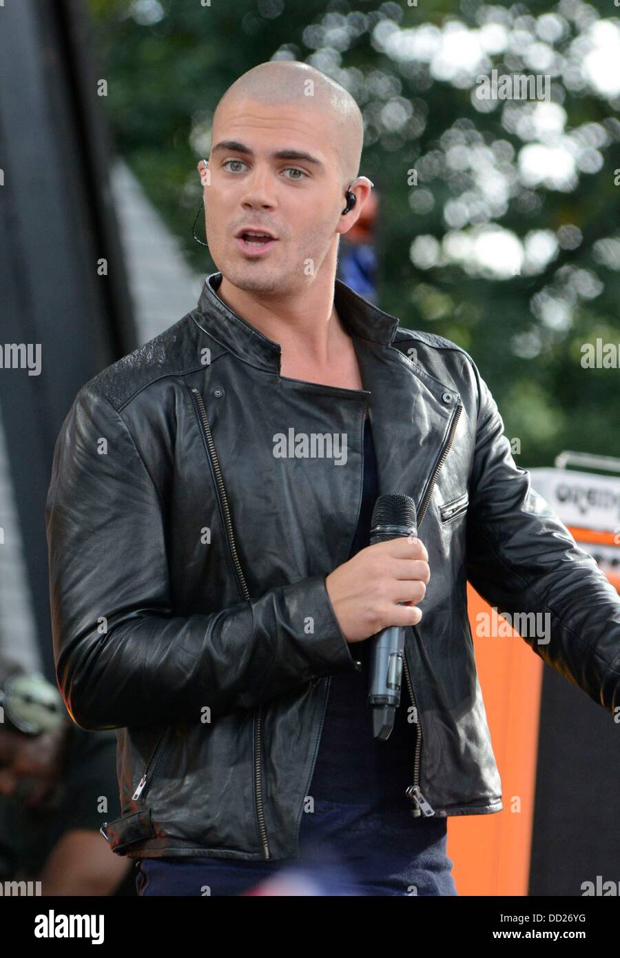 New York, NY. 23rd Aug, 2013. Max George on stage for Good Morning ...