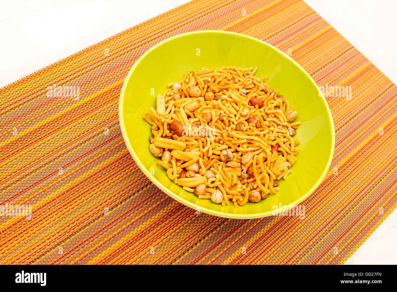 Snack Bombay Mix, a typical Indian snack Stock Photo - Alamy