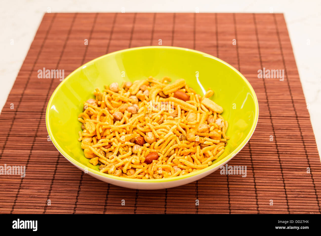 Snack Bombay Mix, a typical Indian snack Stock Photo - Alamy
