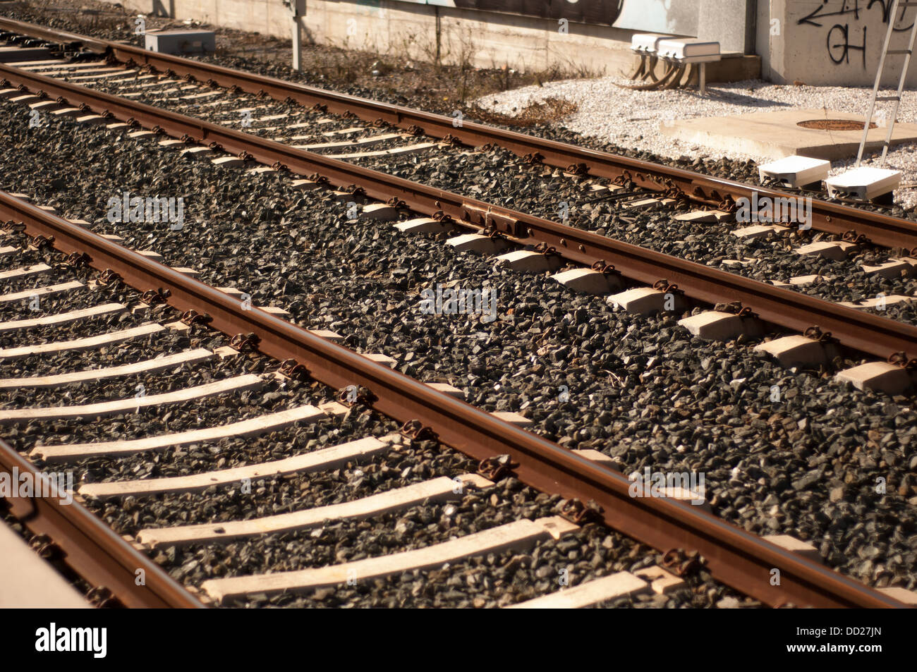 Dual track road hi-res stock photography and images - Alamy
