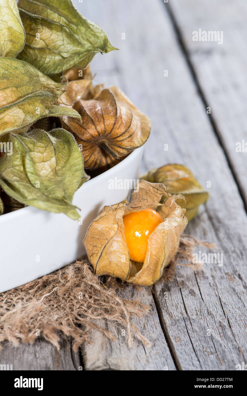 Physalis fruits on vintage hi-res stock photography and images - Alamy