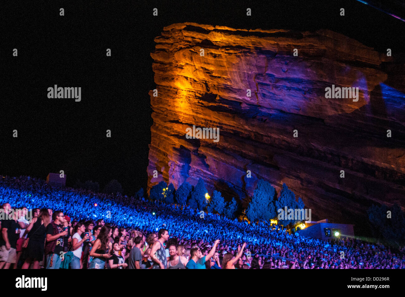 Red rocks amphitheatre hi-res stock photography and images - Alamy