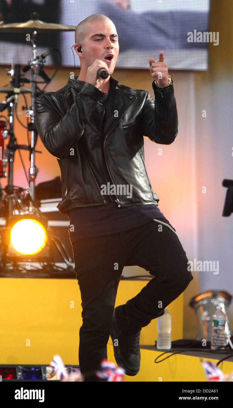 New York, New York, USA. 23rd Aug, 2013. Singer MAX GEORGE from 'The ...