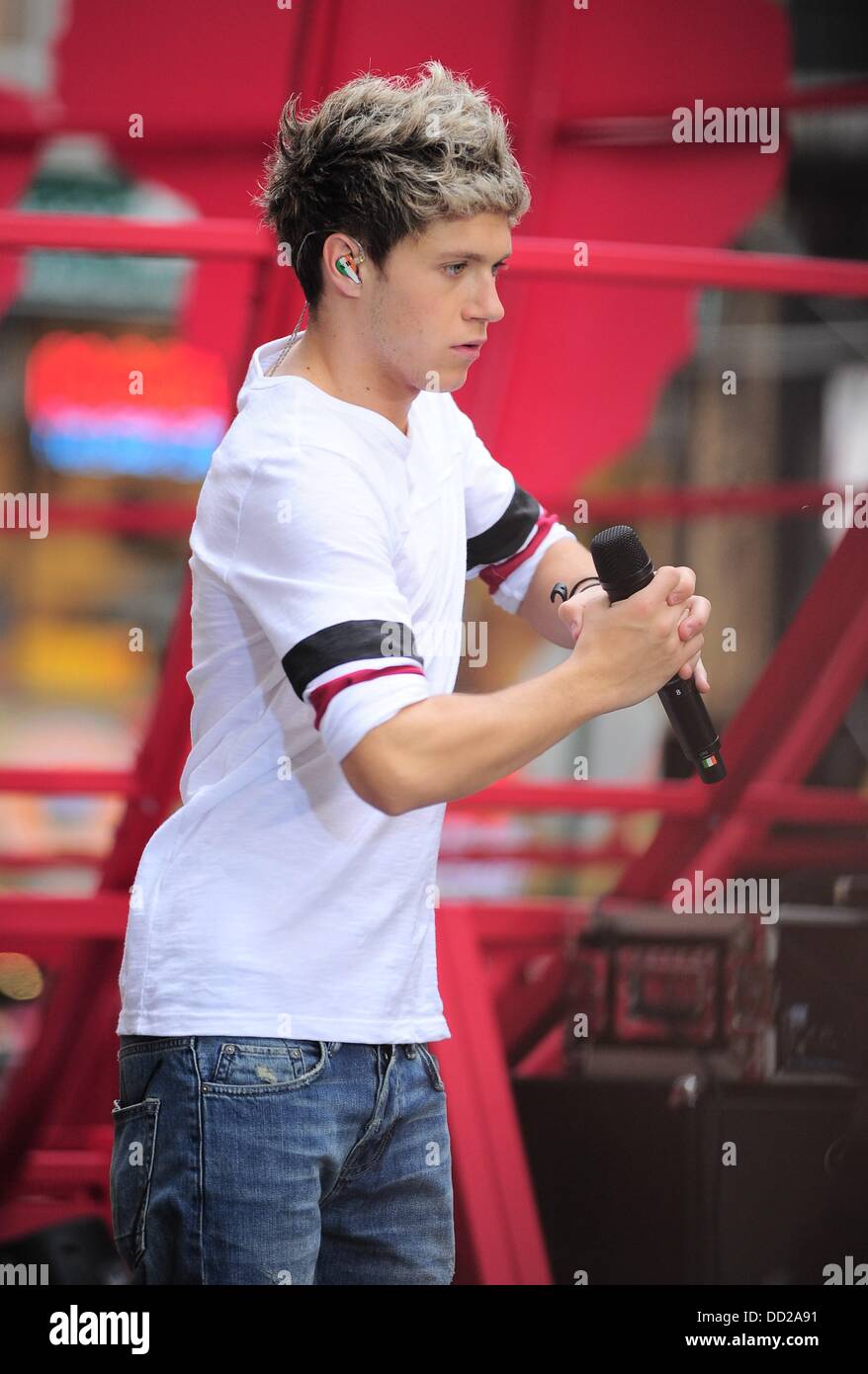 New York, NY. 23rd Aug, 2013. Niall Horan on stage for NBC Today Show ...