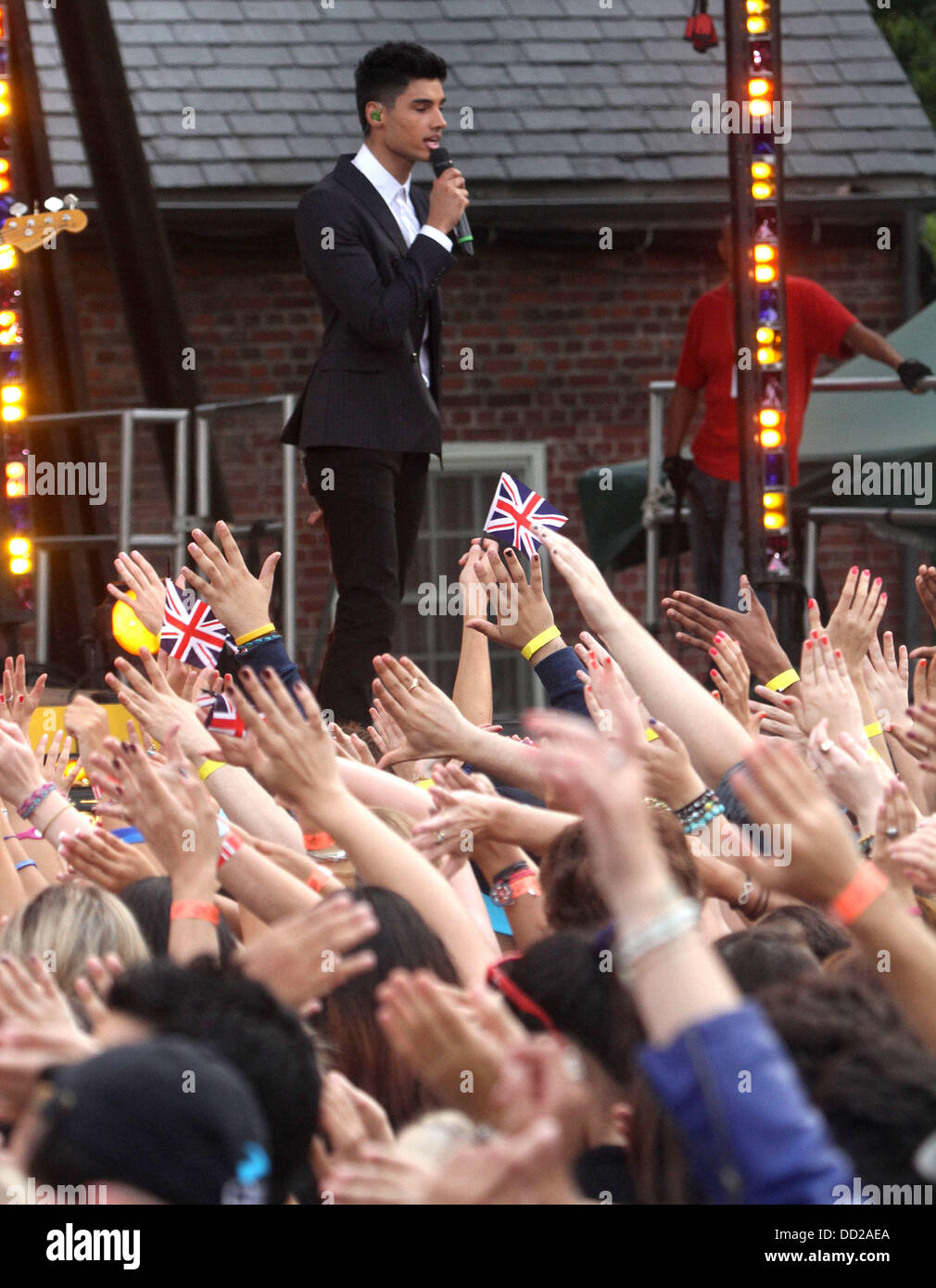 New York, New York, USA. 23rd Aug, 2013. Singer SIVA KANESWARAN from ...