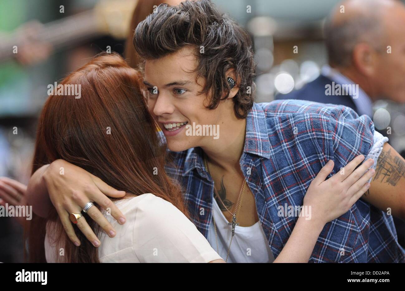 New York, NY. 23rd Aug, 2013. Harry Styles on stage for NBC Today Show ...