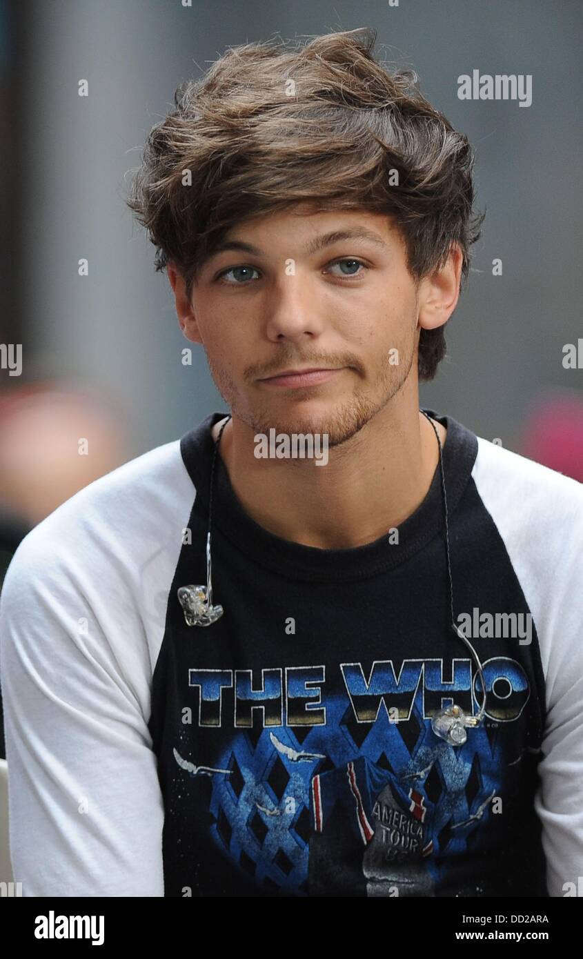 New York, NY. 23rd Aug, 2013. Louis Tomlinson on stage for NBC Today ...